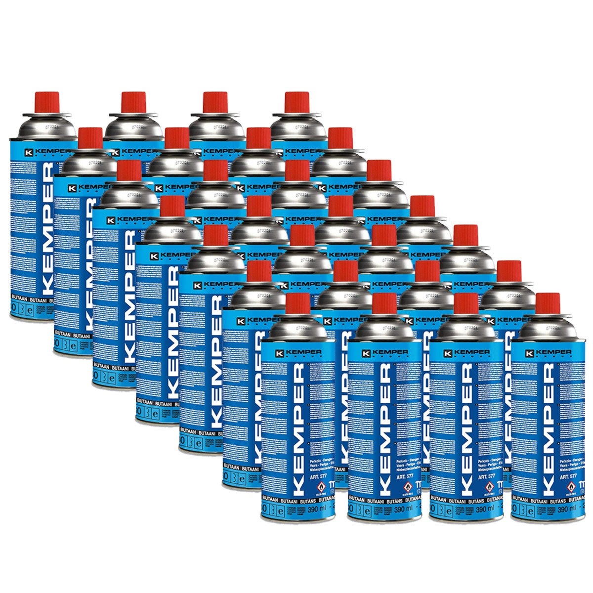 Pack de 28 Cartouches gaz 227g Butane Norme UN2037 Idéales Réchaud ...