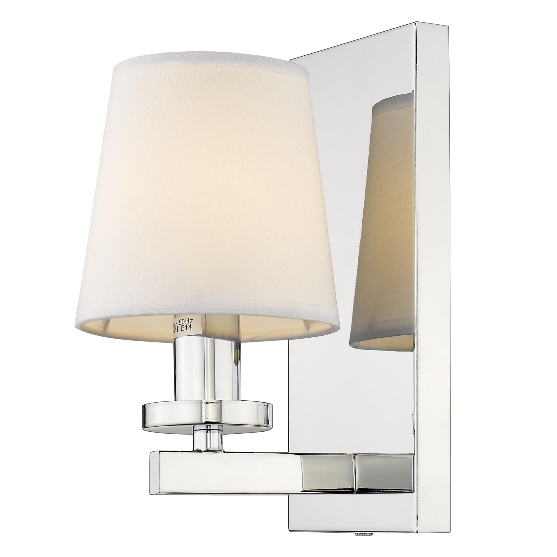 Cosmo London Aplique Con Pantalla Plata, E14 | Leroy Merlin