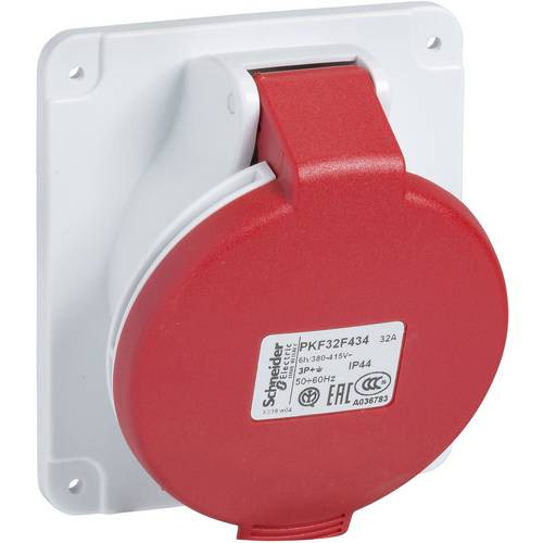 Base de empotrar inclinada de 32A 3P+N+TT 380-415V IP44 | Leroy Merlin