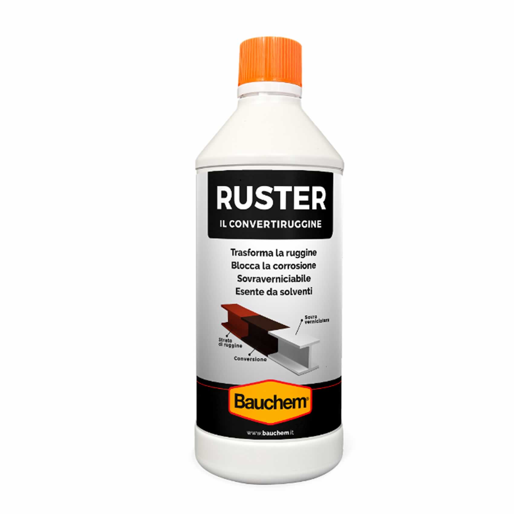 Convertiruggine - Convertitore di ruggine Ruster 750 ml Bauchem | Leroy ...