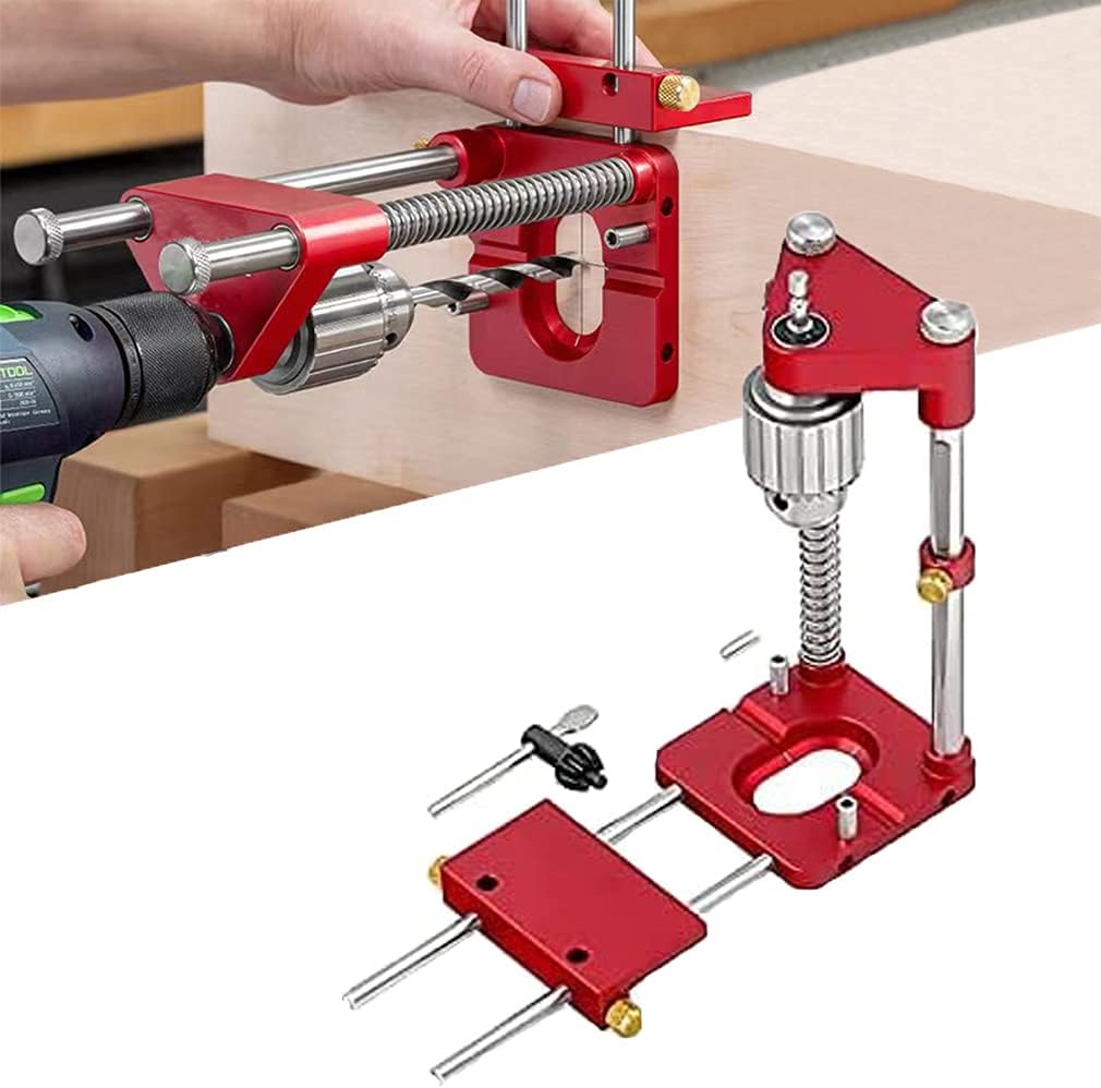 Woodworking drill locator, Adjustable Punch Locator Drill Template ...