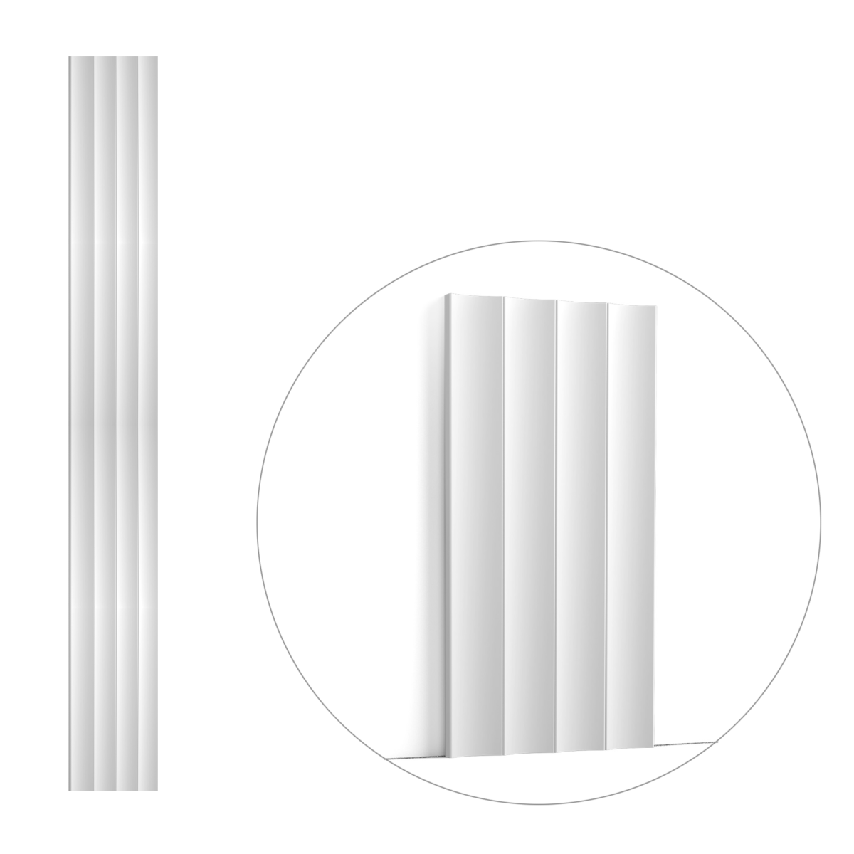 ORAC DECOR PANEL 3D 200x25x1,5 CM W114 VALLEY XL | Leroy Merlin