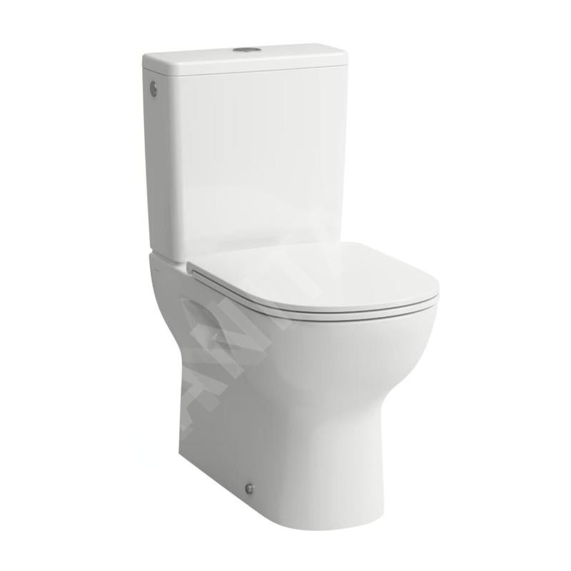 Laufen Lua - WC cuvette à poser, Rimless, vidage Vario, blanc ...