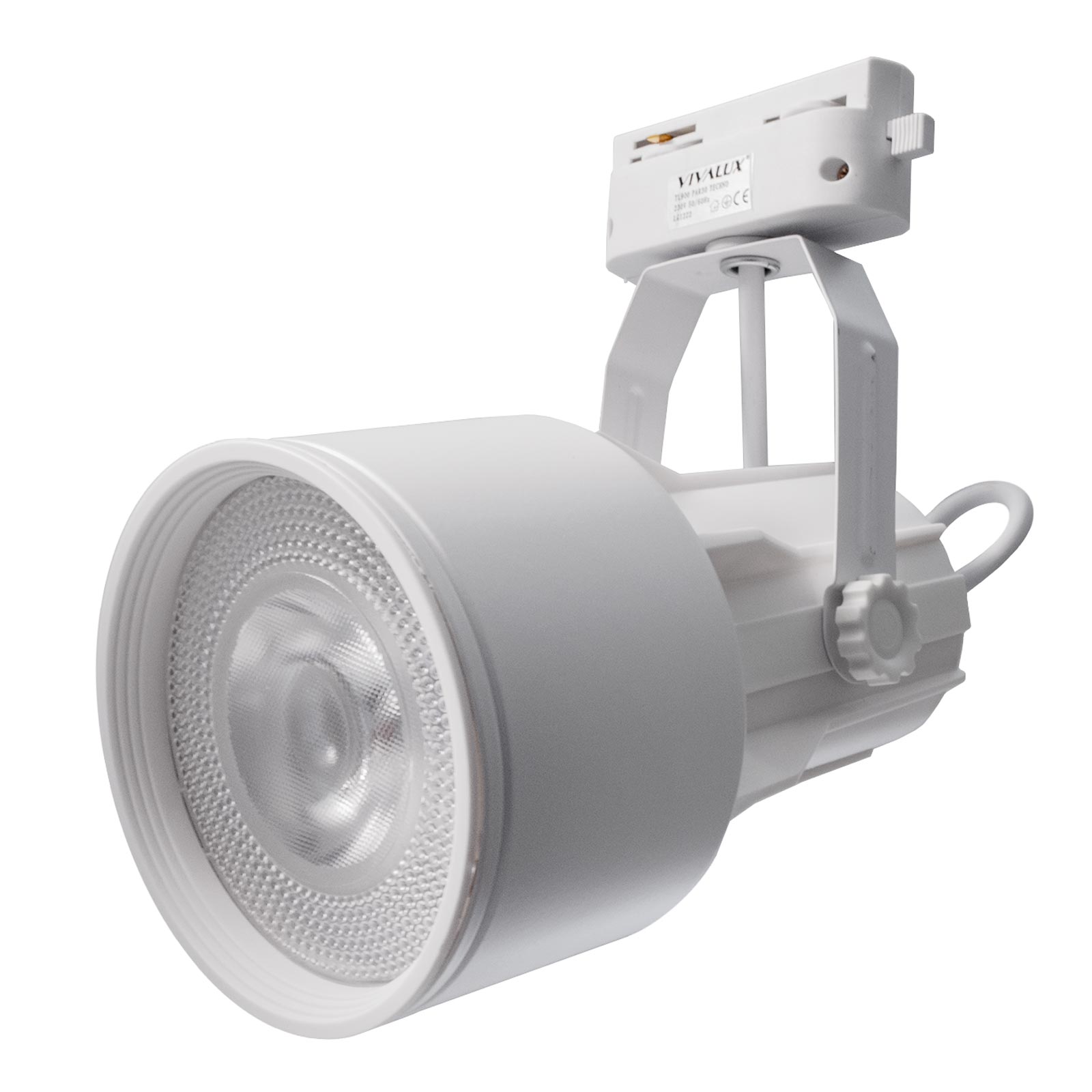 Spot LED 12W pour rail monophasé, Projecteur Orientable, Raccordement ...