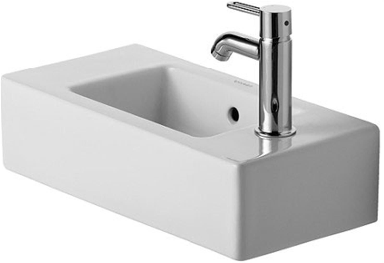 Lave-mains blanc Vero (50 cm) - Lave-mains Vero - 500x250 mm - Blanc ...