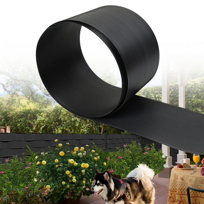 Hart PVC Bande d'intimité Jeu de double barres Anthracite 40x panneaux ...