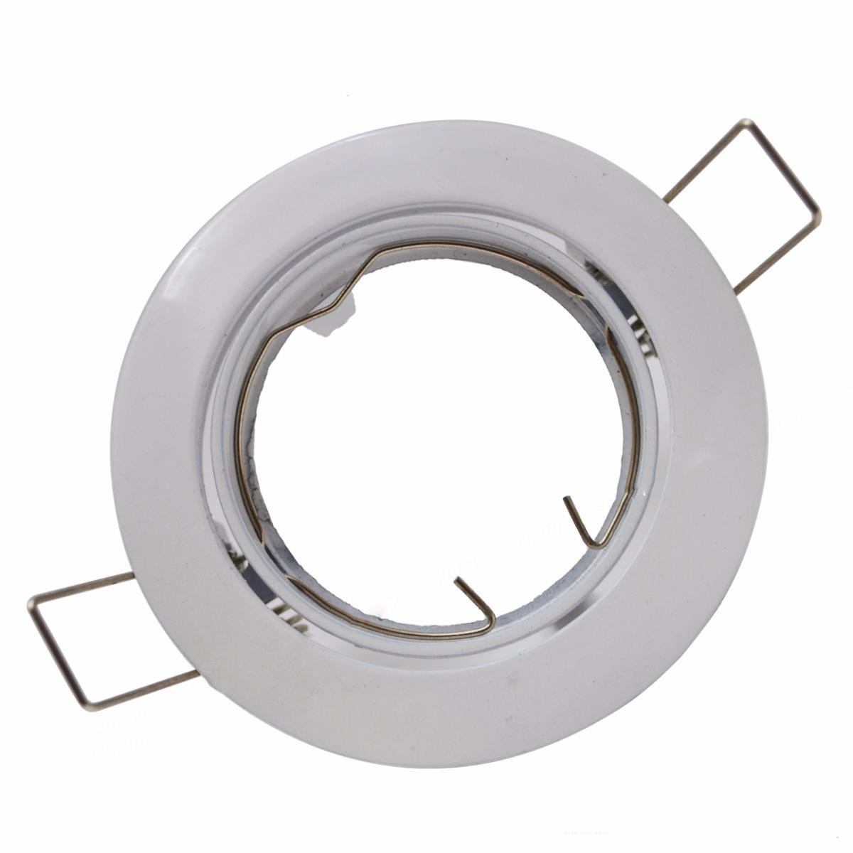 Support Spot GU10 LED Orientable BLANC - SILAMP | Leroy Merlin
