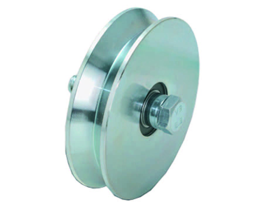 Ruota gola v per cancello con 2 cuscinetti a sfera art.407 | Leroy Merlin