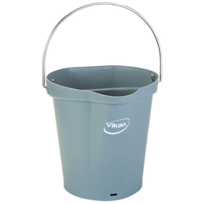 Cubo graduado Vikan 5686 - 12 litros con boquilla vertedora | Leroy Merlin