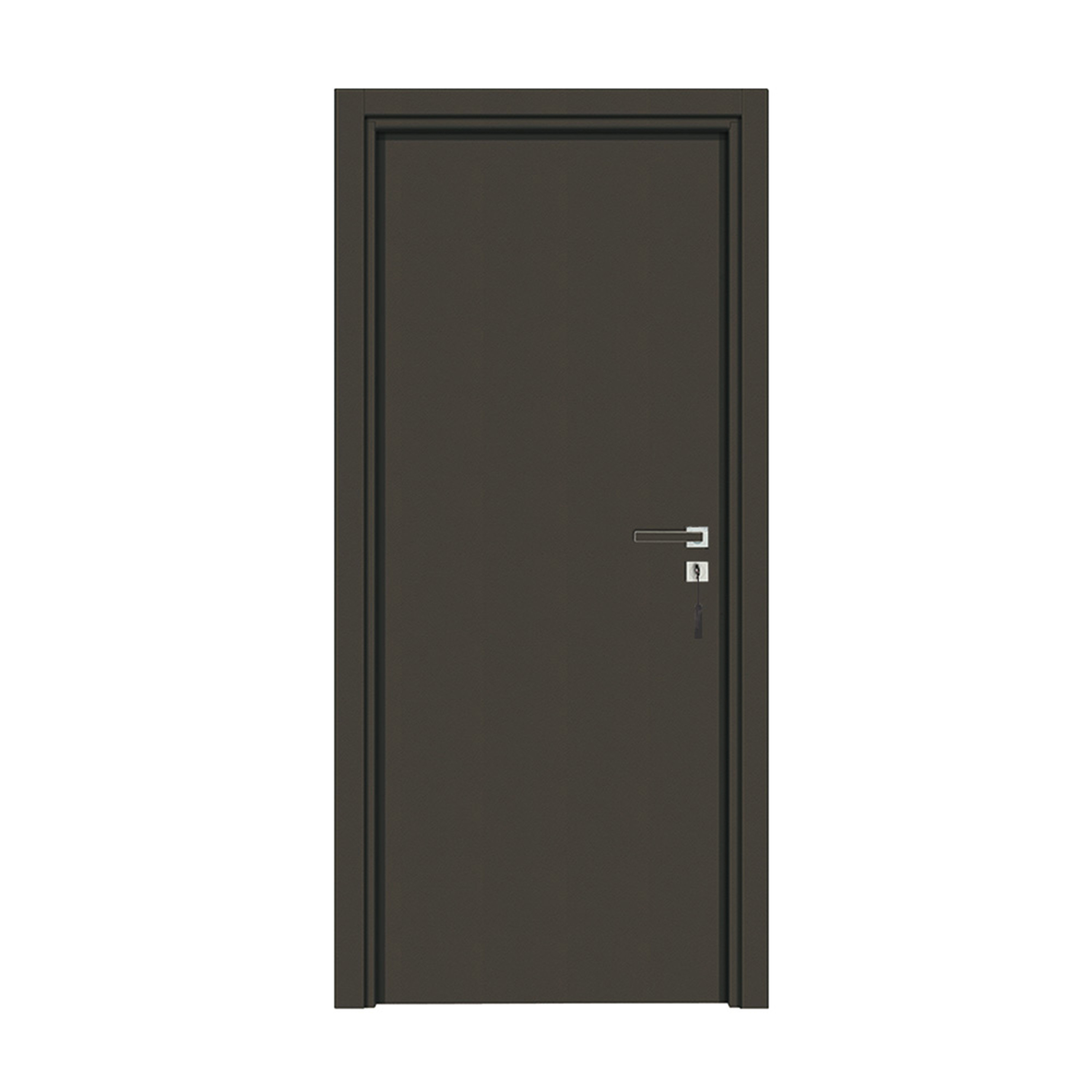 Bloc-porte pose fin de chantier collection Premium Miro, H.204 x l.63 ...