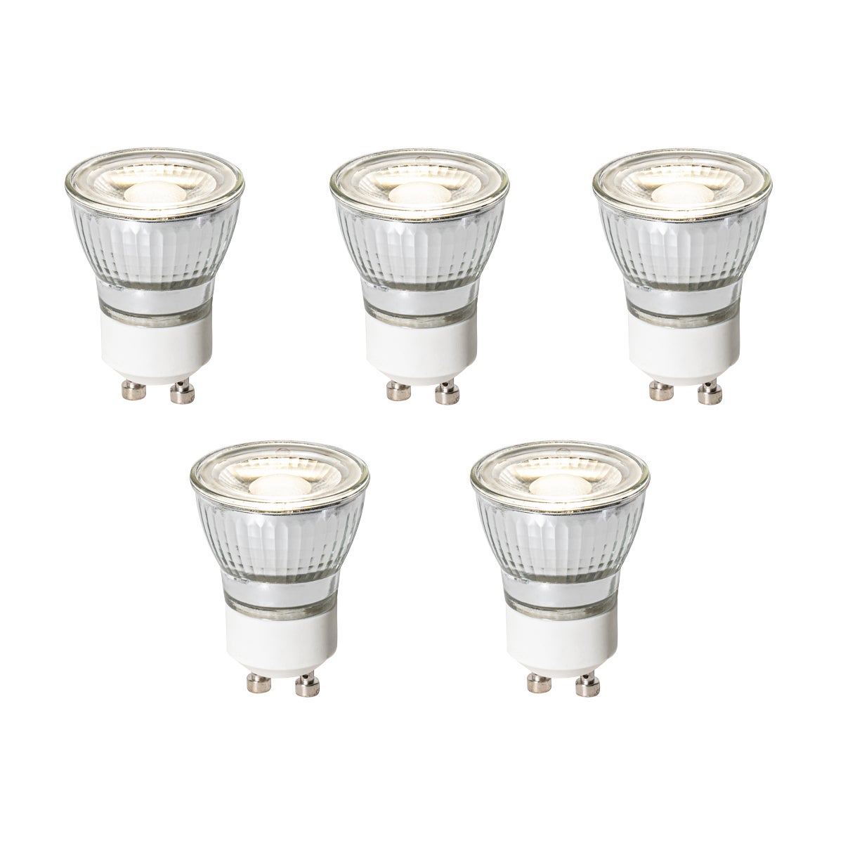 Lot de 5 ampoules LED GU10 à intensité variable 35 mm 4W 230 lm 4 000K ...