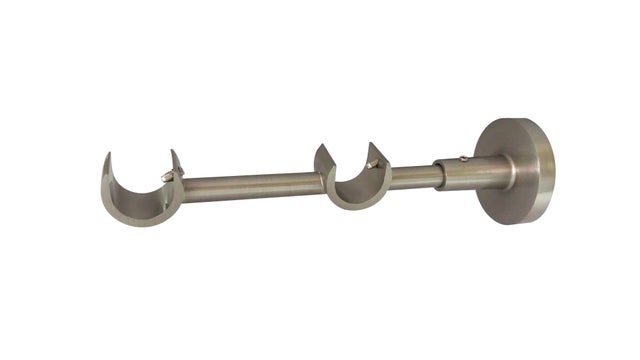 Support double tringle à rideau au meilleur prix | Leroy Merlin