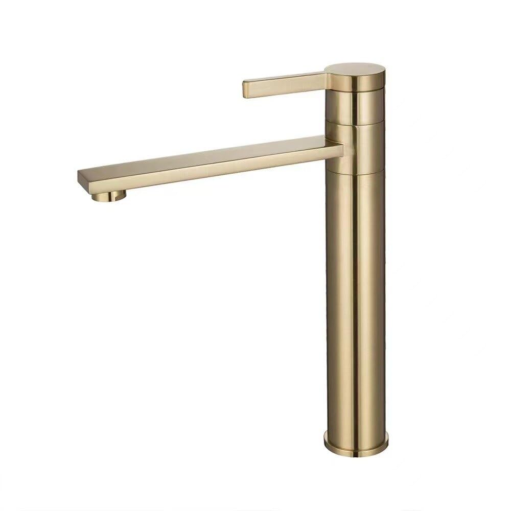 Robinet de lavabo de salle de bain Robinet à bec rotatif Montage sur ...