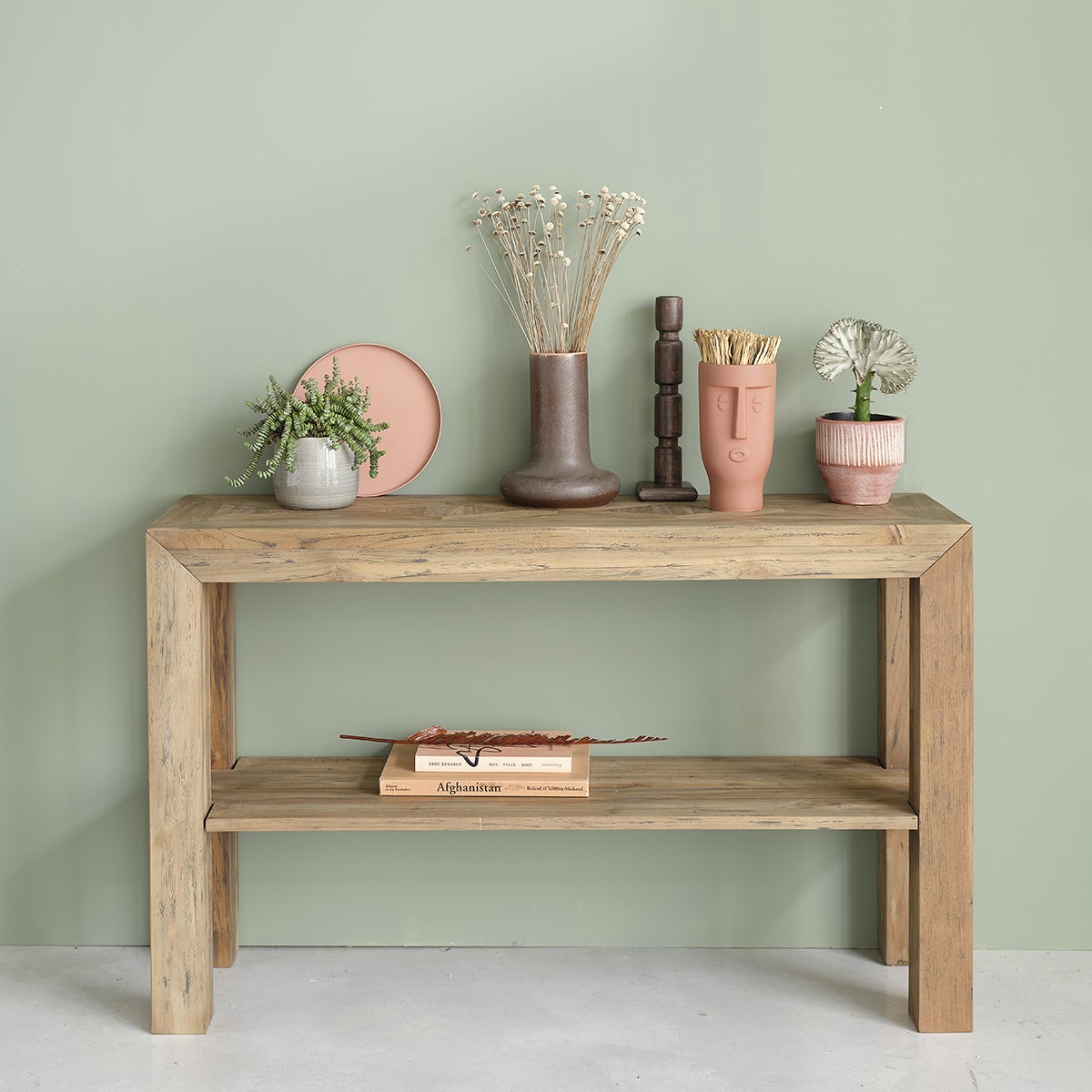 Console en teck recyclé massif | Leroy Merlin