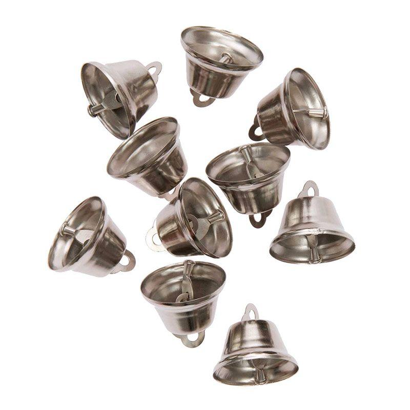 10 petites cloches en métal argenté - Rico Design | Leroy Merlin