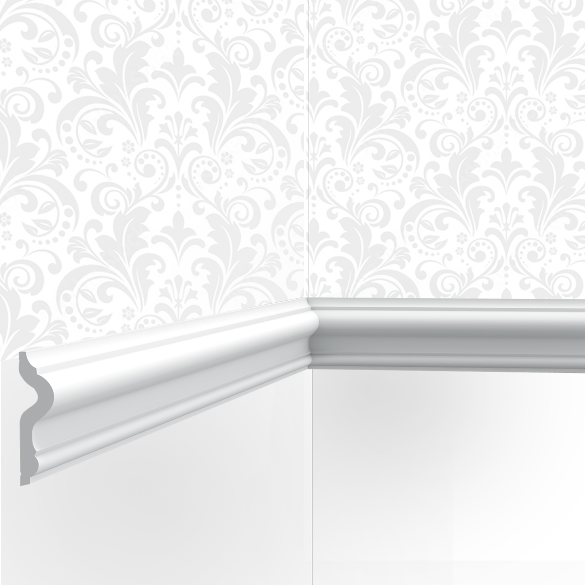 Cimaise , moulure murale M07 Cimaises et plus -7,5x2,0x200cm (h x p x L ...