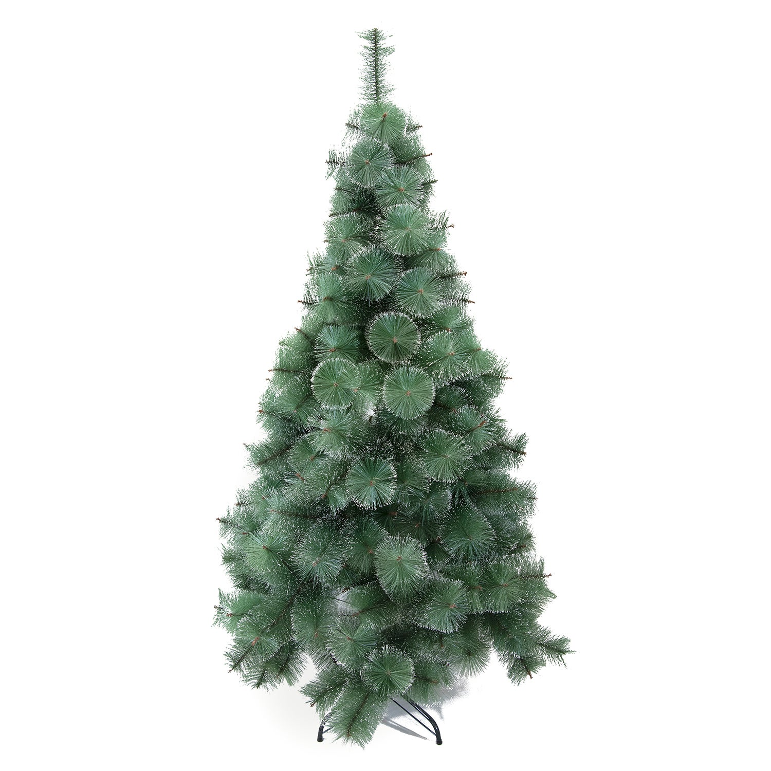 ALBERO FOGLIA VERDE NATURALE CON NEVE 120CM 65x65x120 Cm. Colore verde ...