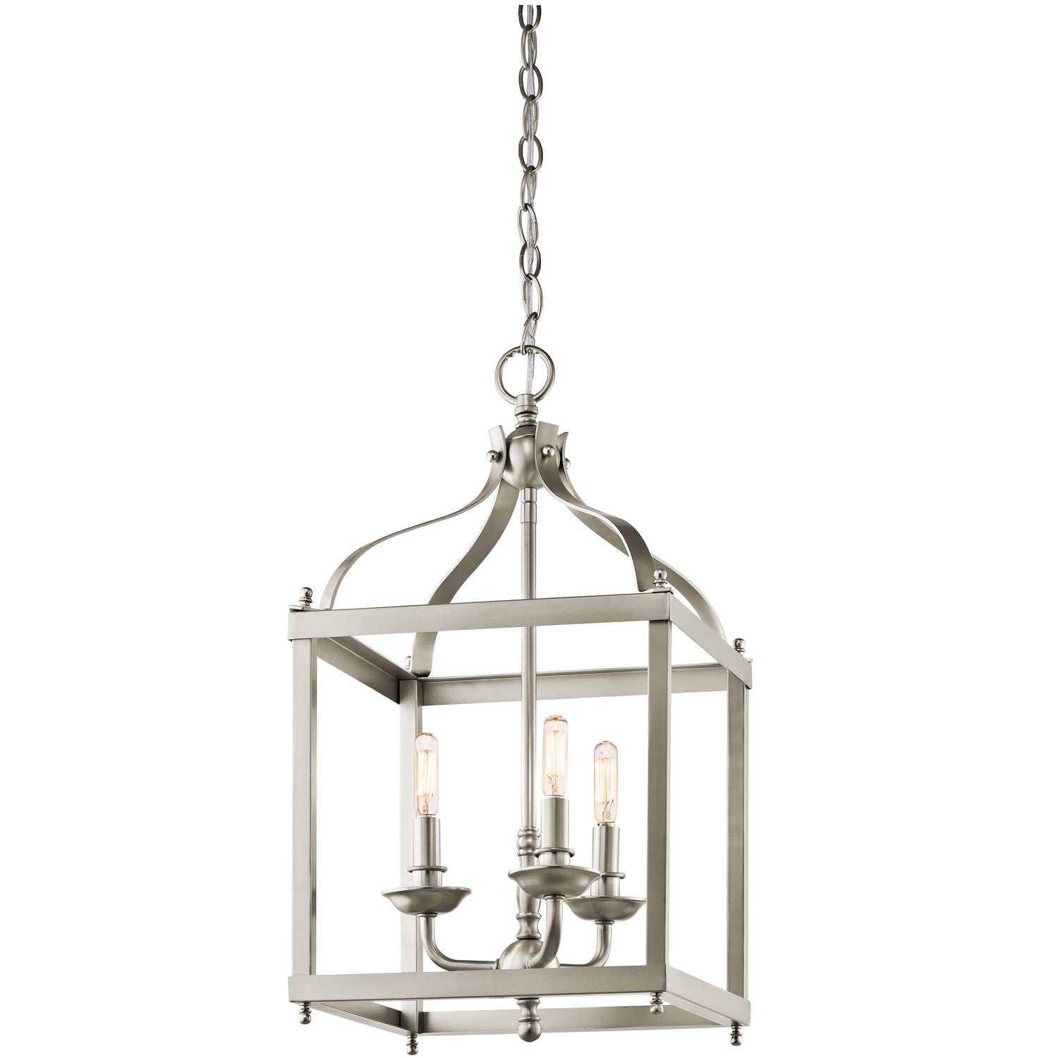 Suspension THOREN Nickel réglable Rustique Lampe 3xE14 Salle à manger ...