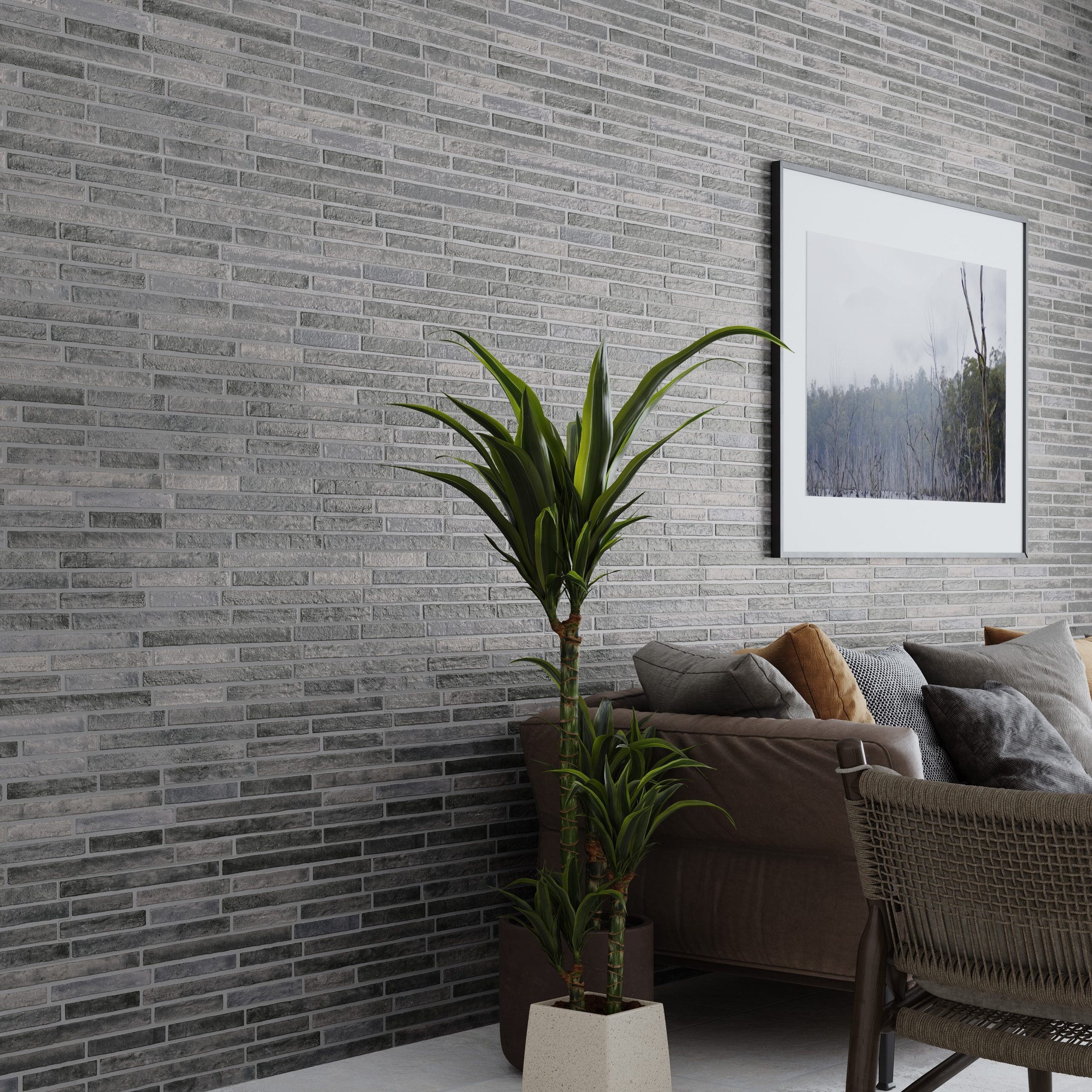 Carrelage Mural Intérieur/Extérieur Grès cérame Premium 15x45 cm ...