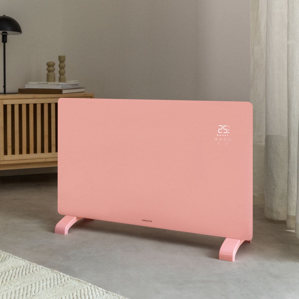 CREATE - WARM CRYSTAL 2000W - Convector eléctrico de cristal con WiFi ...