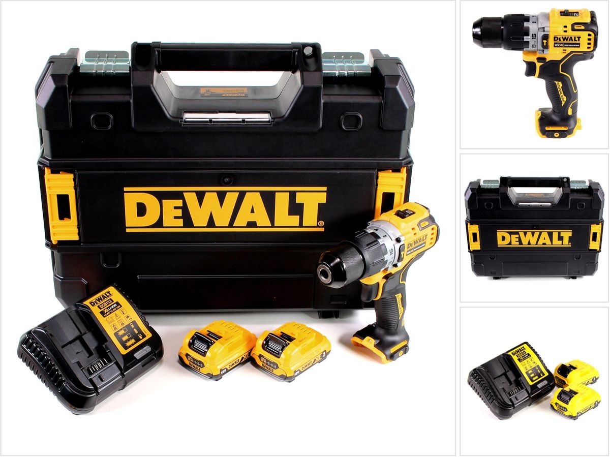 DeWalt DCD 706 L2 Perceuse-visseuse à percussion sans fil 12V 57,5Nm ...
