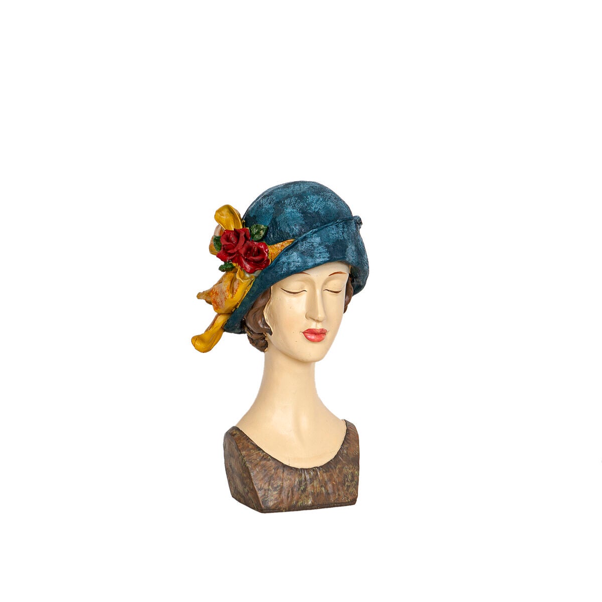 Busto Romimex Multicolor Resina Lady 19 x 35 x 16 cm | Leroy Merlin