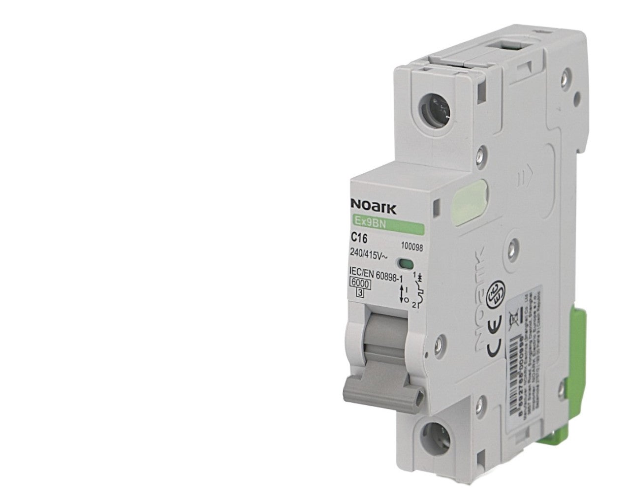 Disjoncteur unipolaire modulaire 16A courbe C Noark Ex9BN | Leroy Merlin