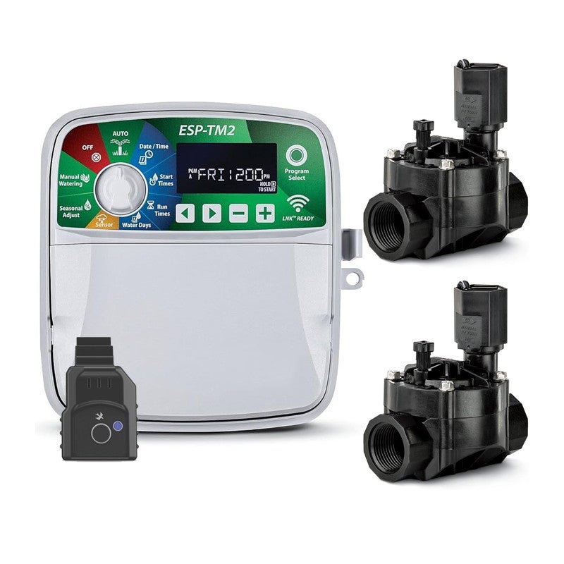 Programmateur d'arrosage intérieur Wi-Fi 4 zones Rain Bird ESP-TM2 | Arrosage automatique du ...
