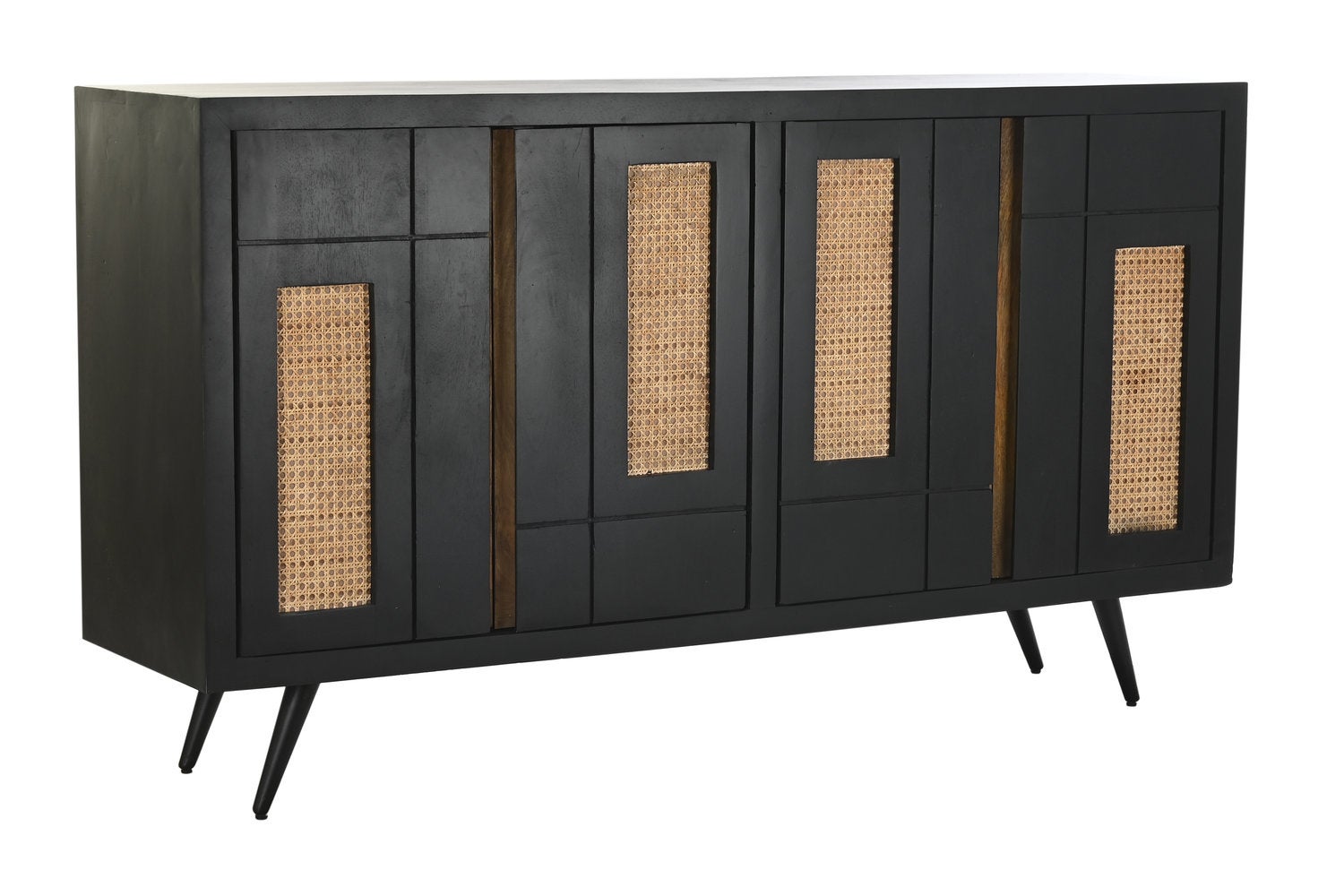 Buffet Mango Ratan 160X40X90 Nero | Leroy Merlin