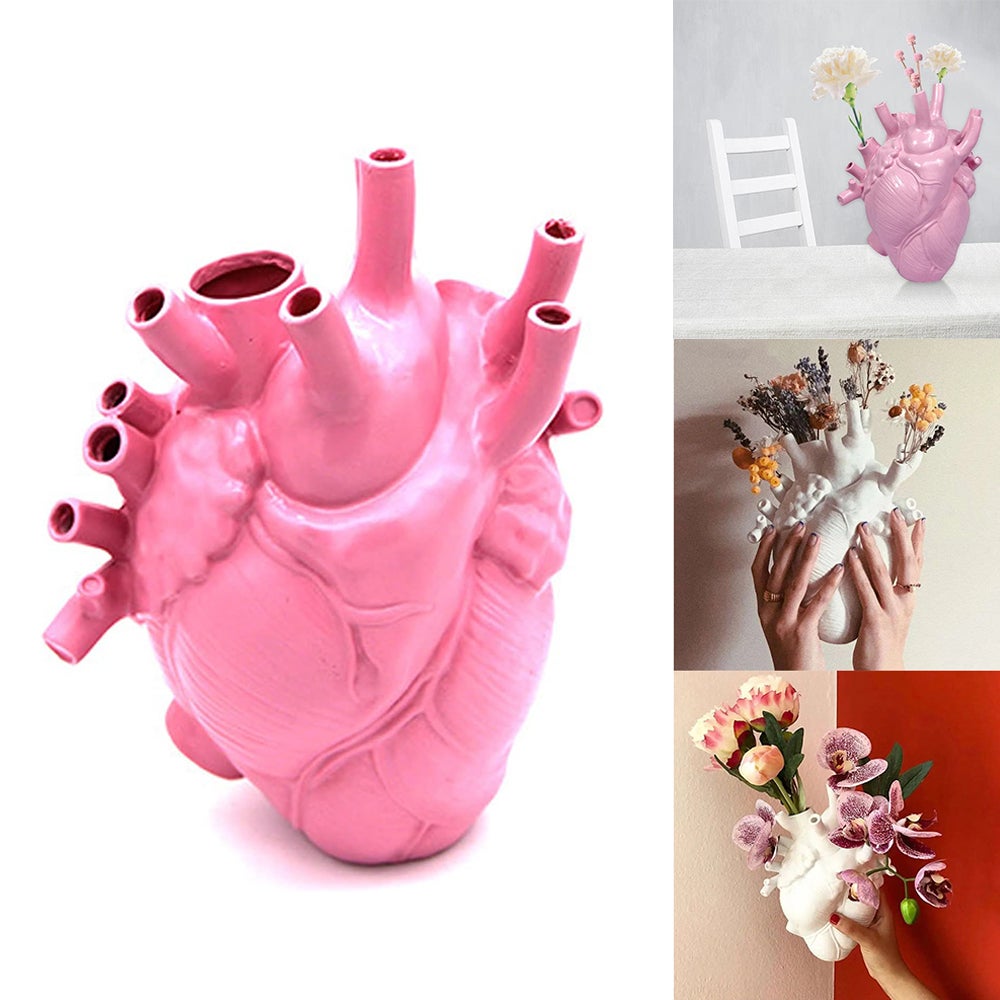 Vase en forme de cœur humain, décoration de la maison, ornement ...