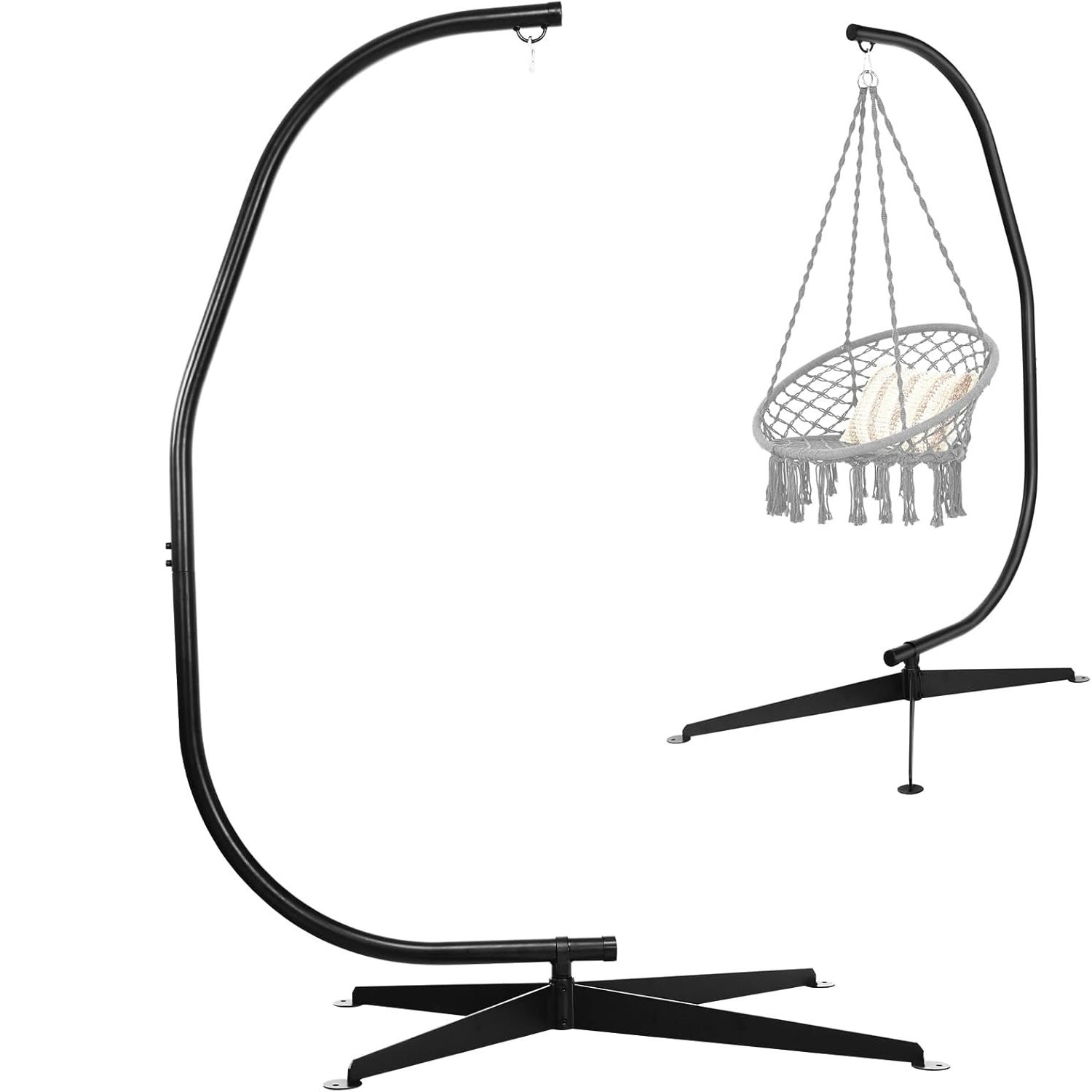 Structure de Hamac en Forme C, Support Métallique pour Hamac Charge ...