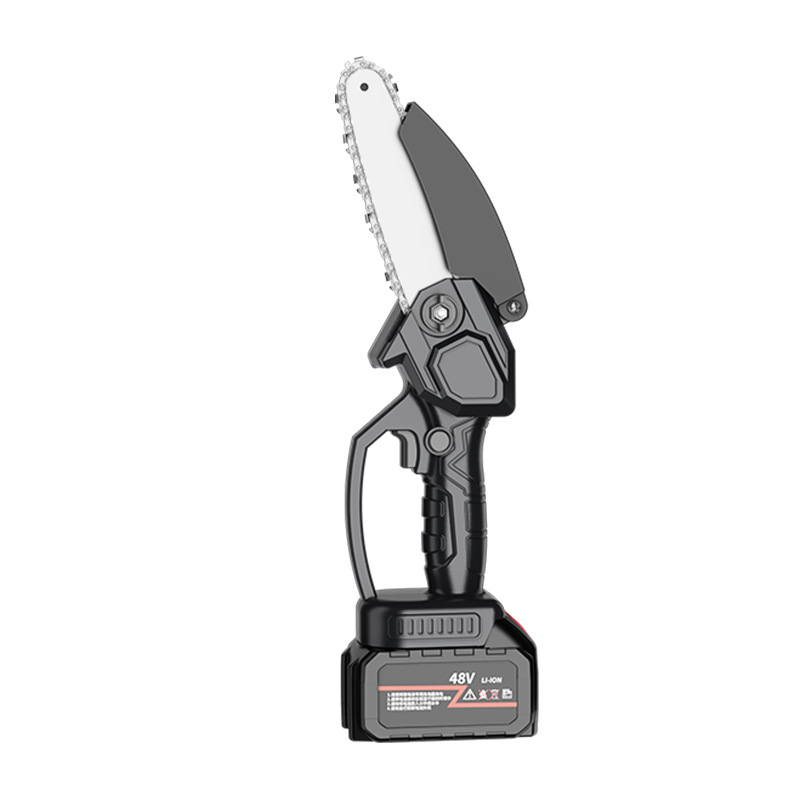 Mini sierra eléctrica, sierra de mano sin cable, sierra de cadena sin ...