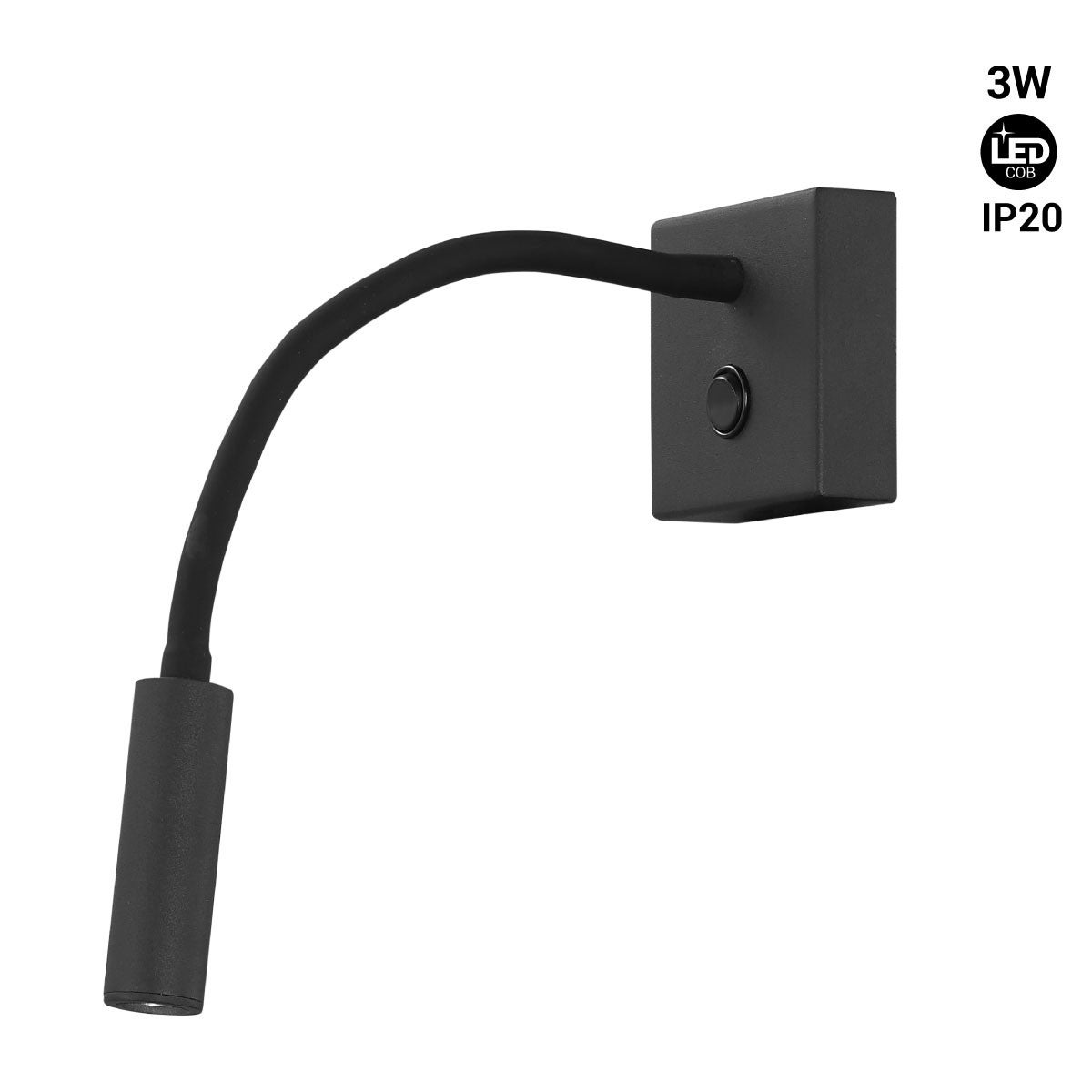 Liseuse LED "Hale" 3W | Leroy Merlin