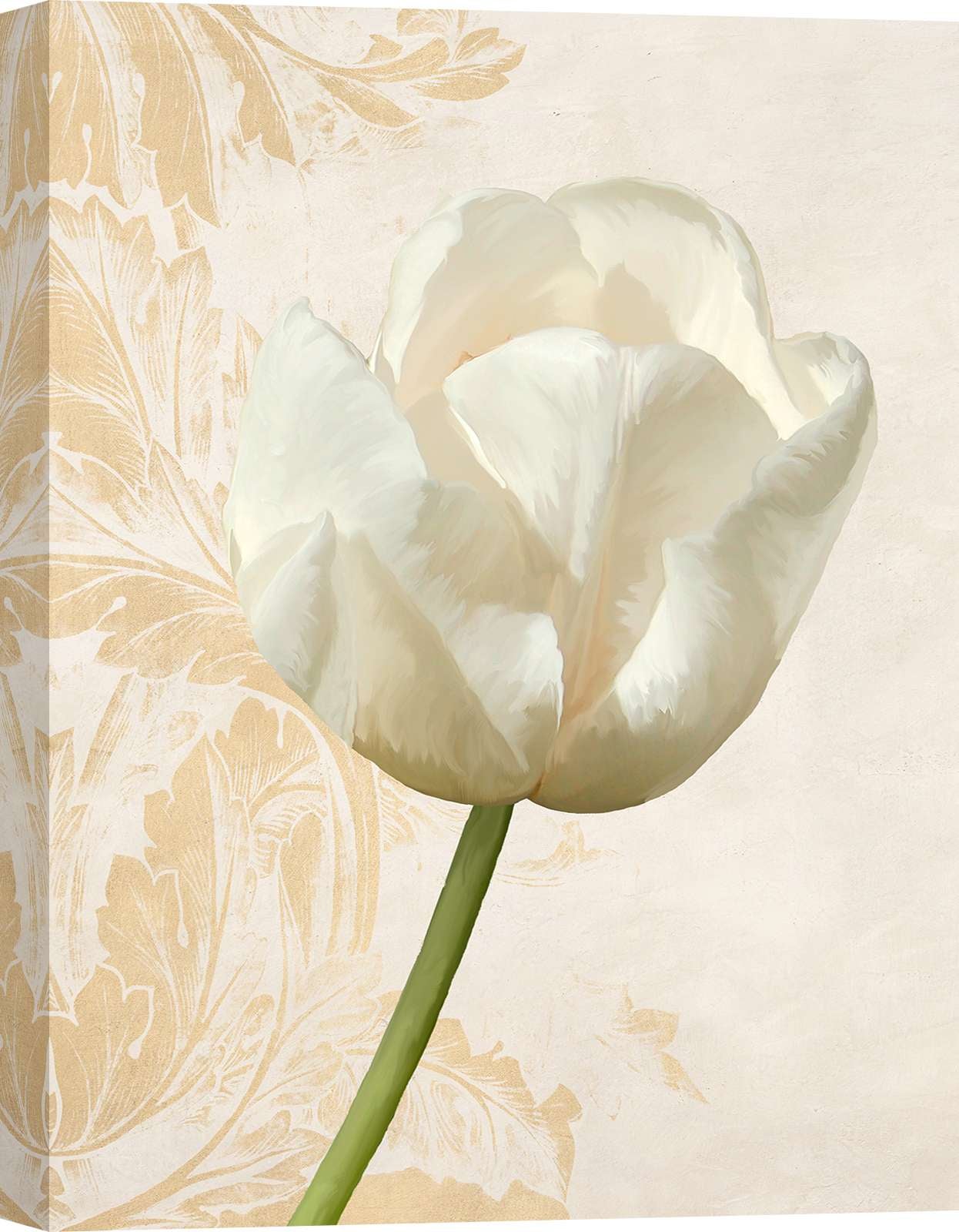 Peinture moderne de fleurs - impression sur toile - Elena Dolci, Tulipe ...