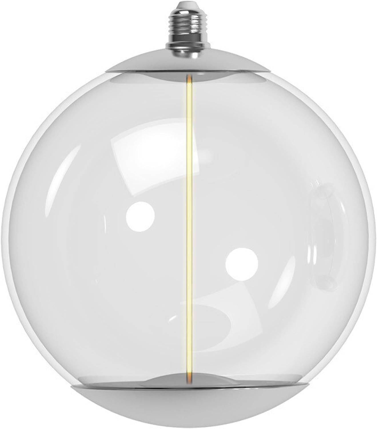 Bombilla Filamento Decorativa Gigante E27 4W (30W), G250, Cristal ...