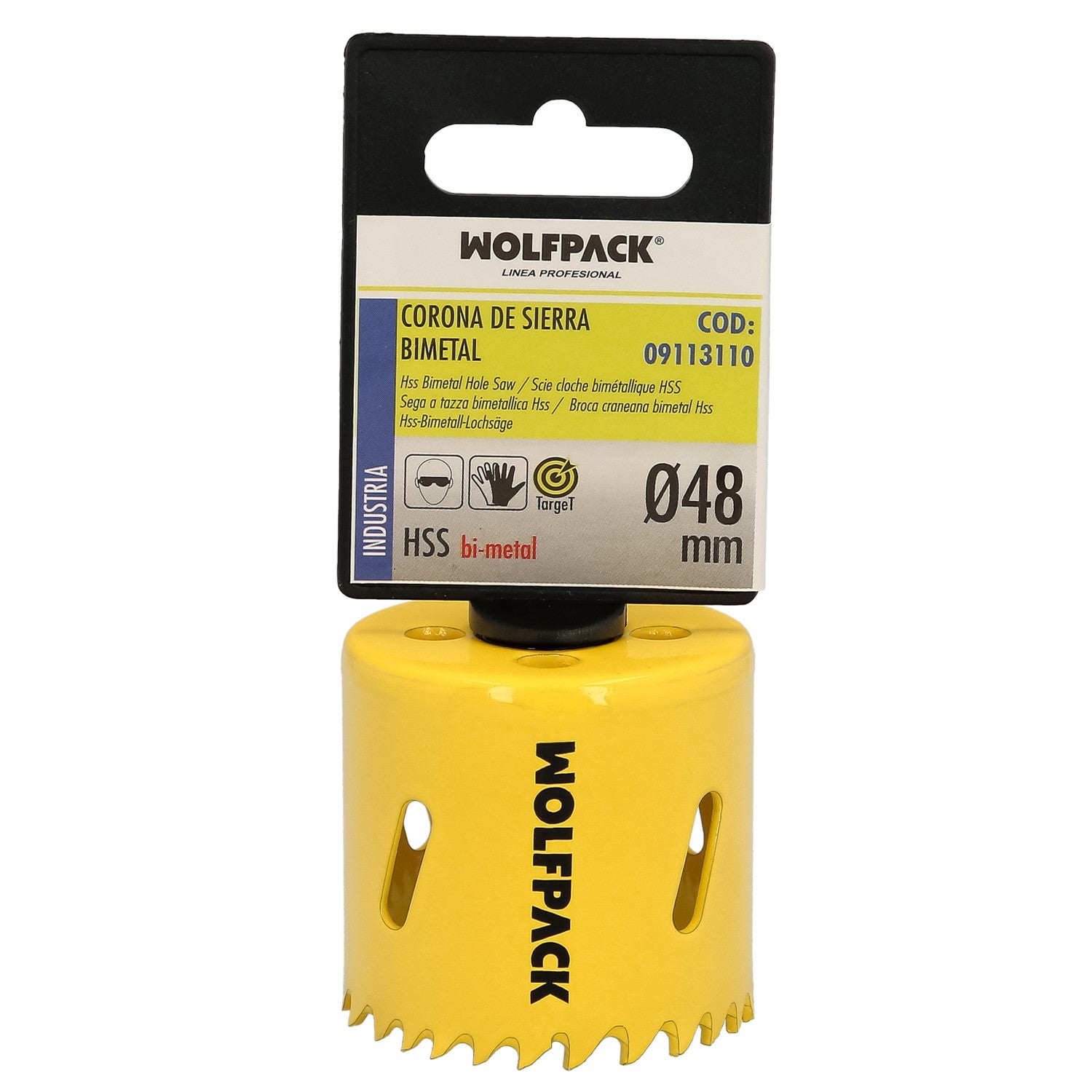 Corona Sierra Bimetal Ø 48 mm. Templado Termico, Base Reforzada. Corona ...