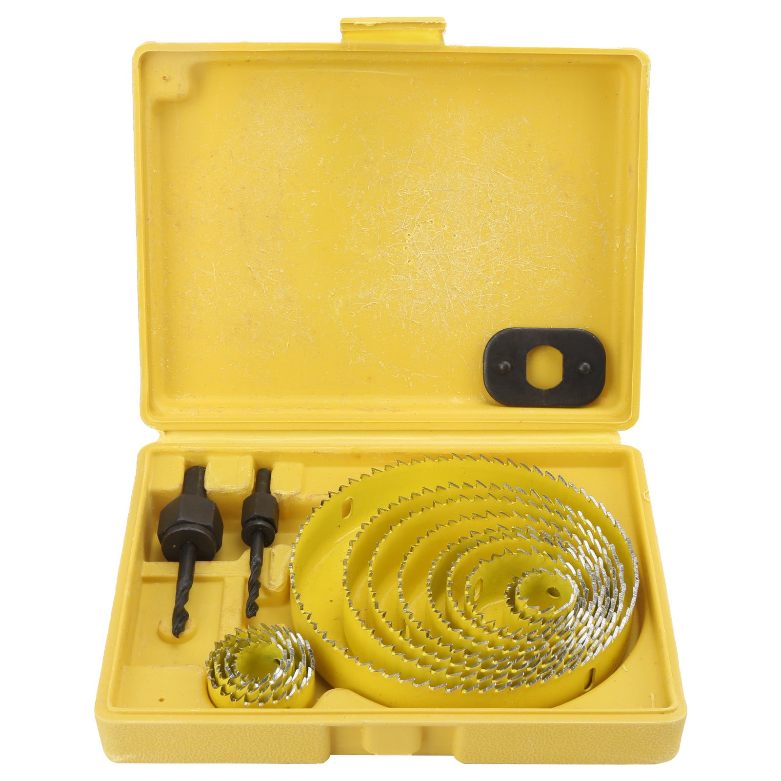 Ensemble de 13 scies cloches rondes en acier pour perceuse electrique ...