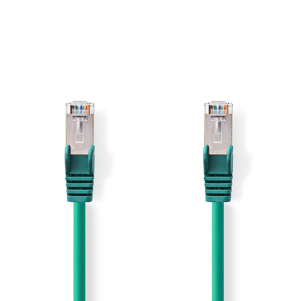 Cable de red CAT6 - RJ45 macho - RJ45 macho - S/FTP - 1.00 m - Redondo - LSZH - Verde - Sobre ...