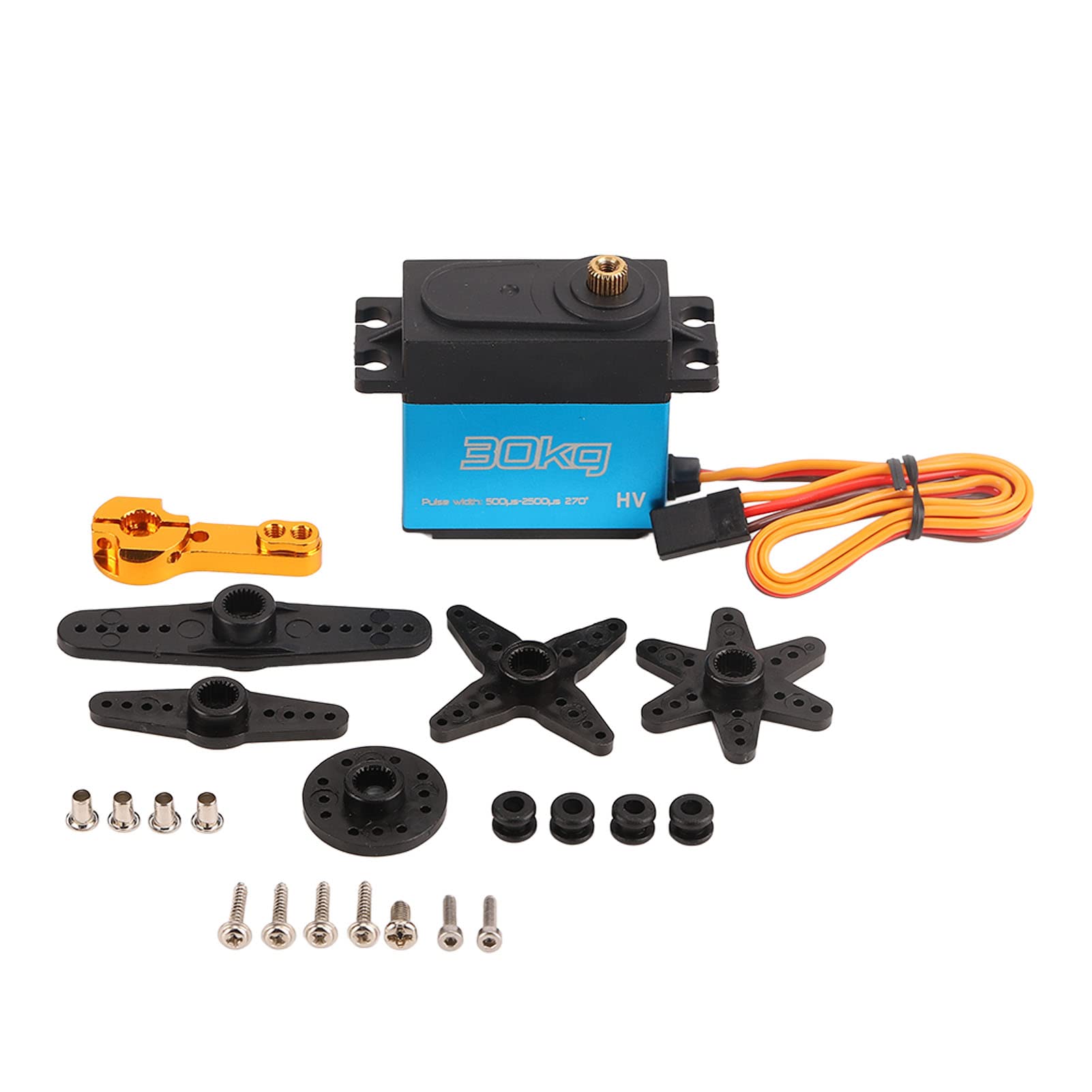 Servo RC, Servo de dirección RC de 30 kg con kit de carrete de ...