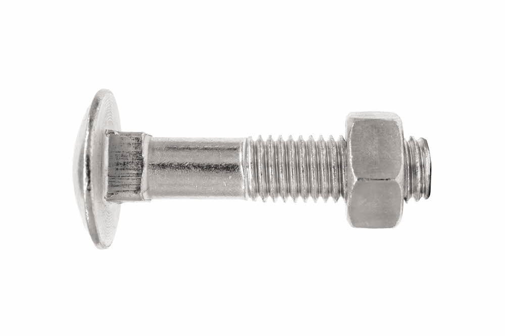 Vis tête ronde collet carré et écrou hexagonal - Zinguée M12 x 280 ...