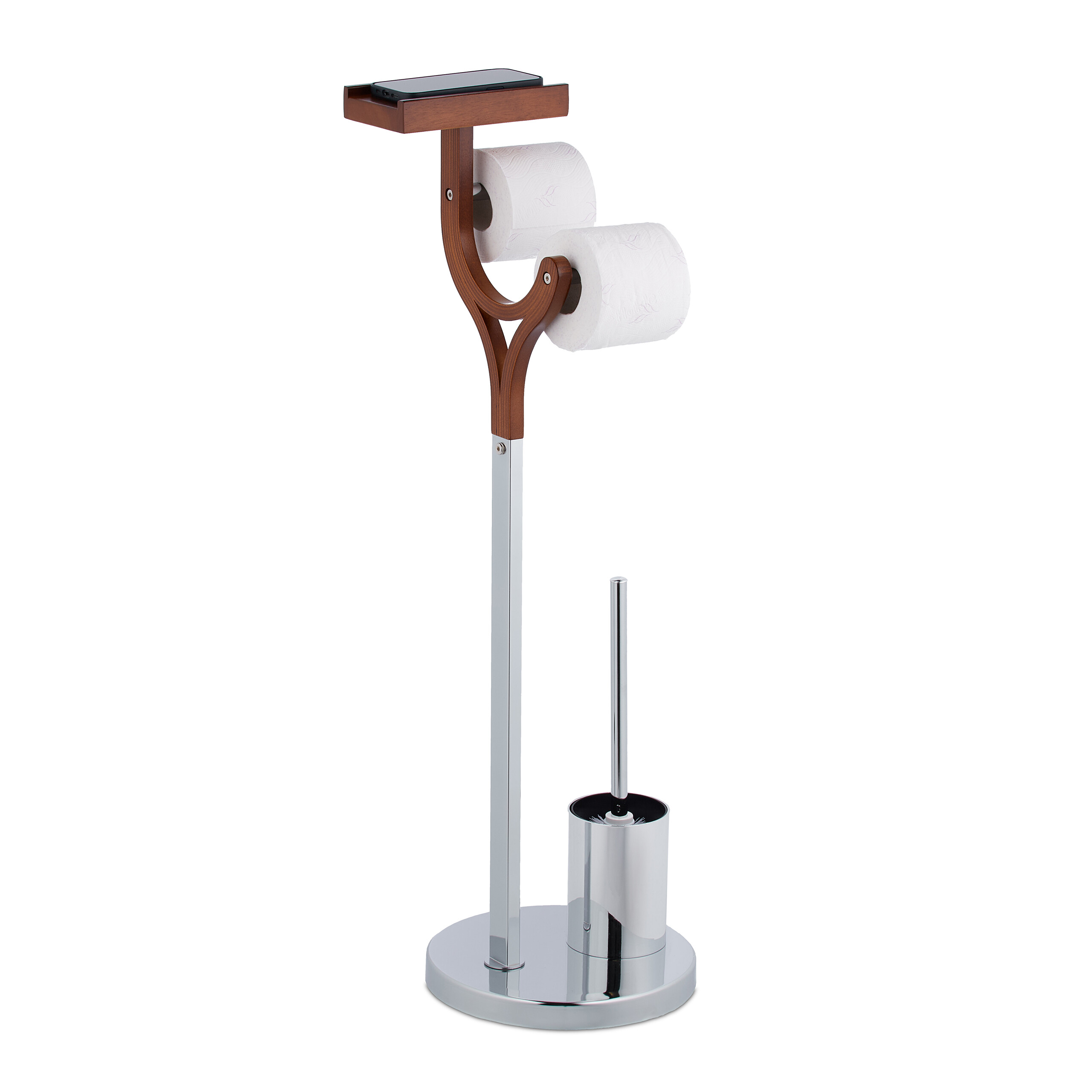 Relaxdays Serviteur WC non fixe, brosse, porte-brosse, étagère, H x L x ... Relaxdays Serviteur WC non fixe, brosse, porte-brosse, étagère, H x L x ...