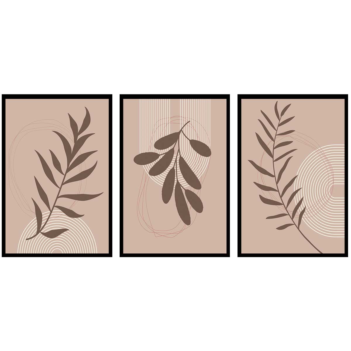 Terracotta combo , Set de 3 posters muraux - 90x45cm | Leroy Merlin