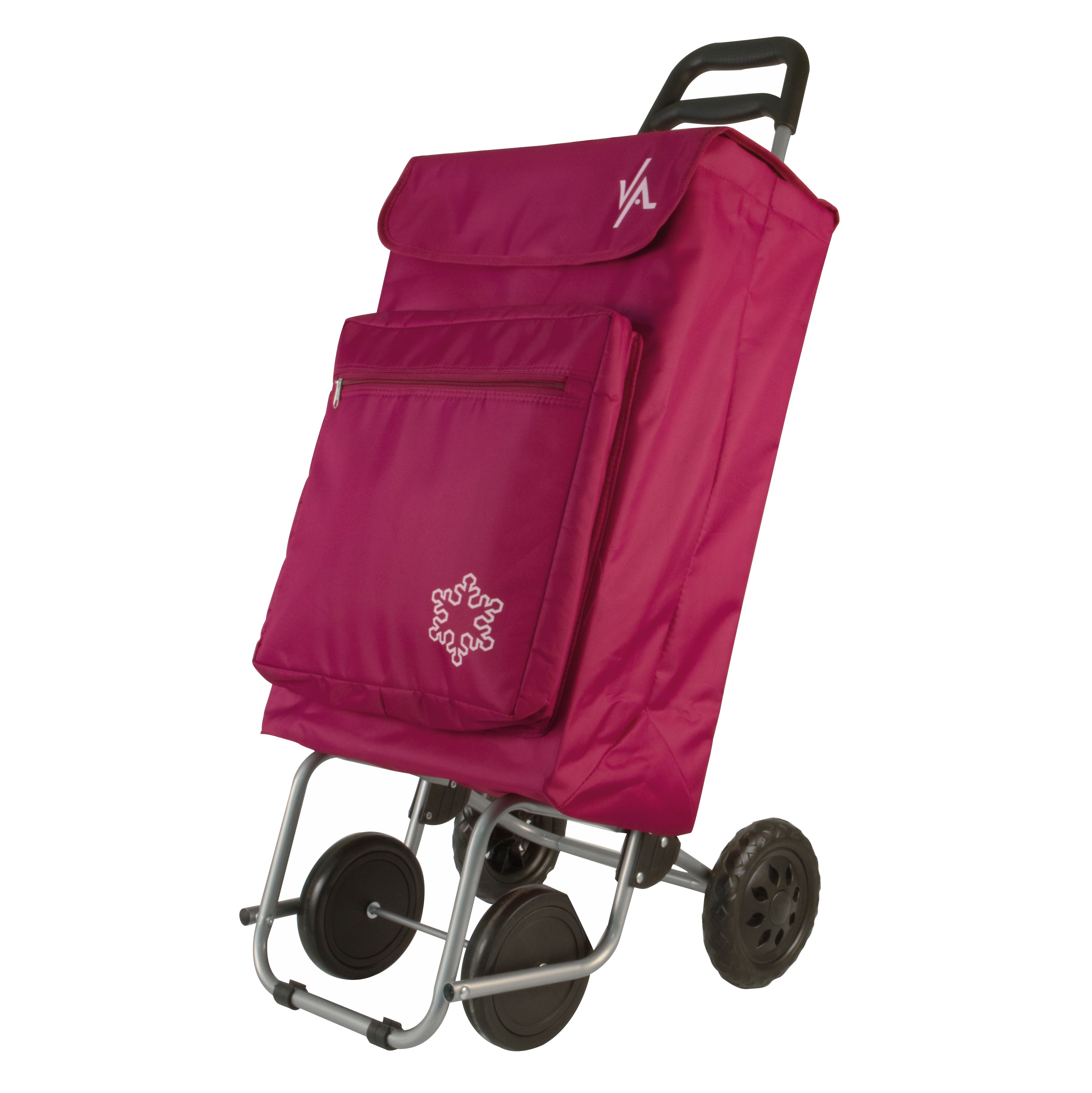 Chariot achat 4 roues thermo rouge | Leroy Merlin