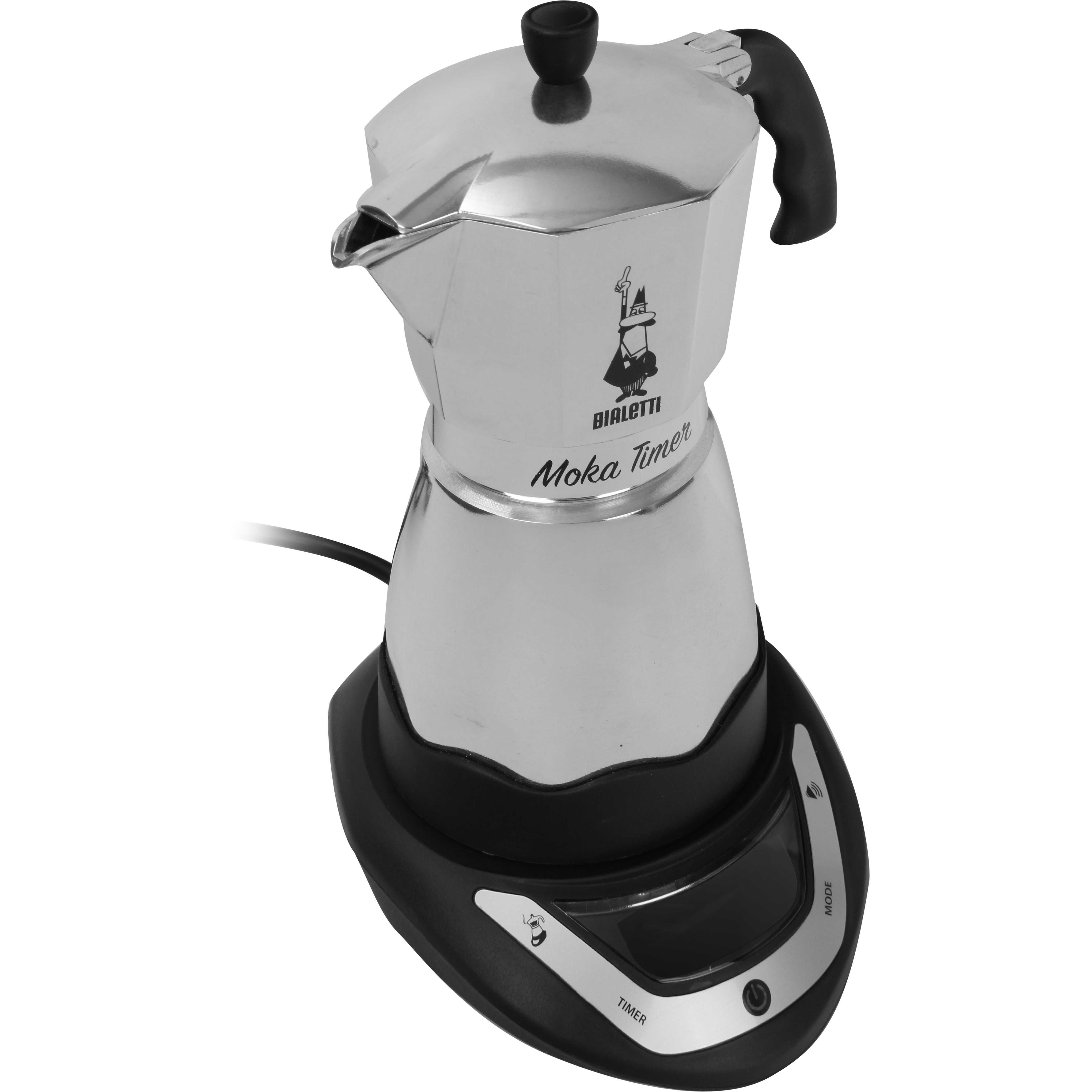 Macchina per caffè espresso Moka Bialetti Easy Timer - Caffettiera - 6 ...
