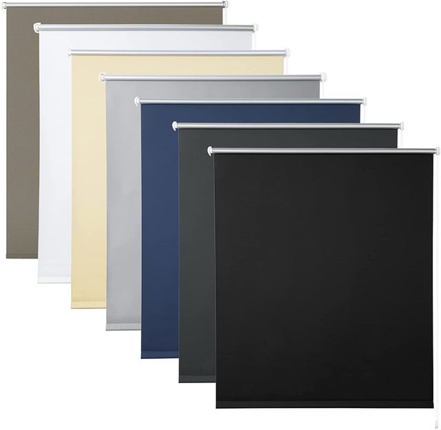 Store pour porte d entrée vitrée sans percage au meilleur prix | Leroy ...