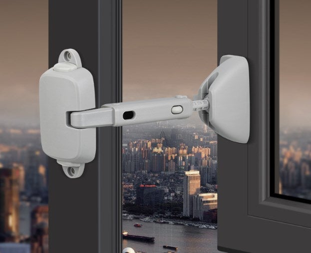 1 lot de limiteur de fenêtre de sécurité réglable pour bébé, verrou de sécurité de fenêtre à l ...