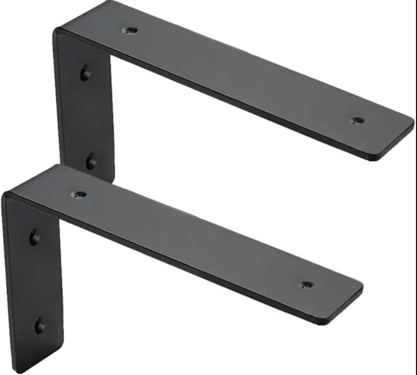 Juego de 2 Soportes de Estante de Pared – Aptos para Estanterías ...