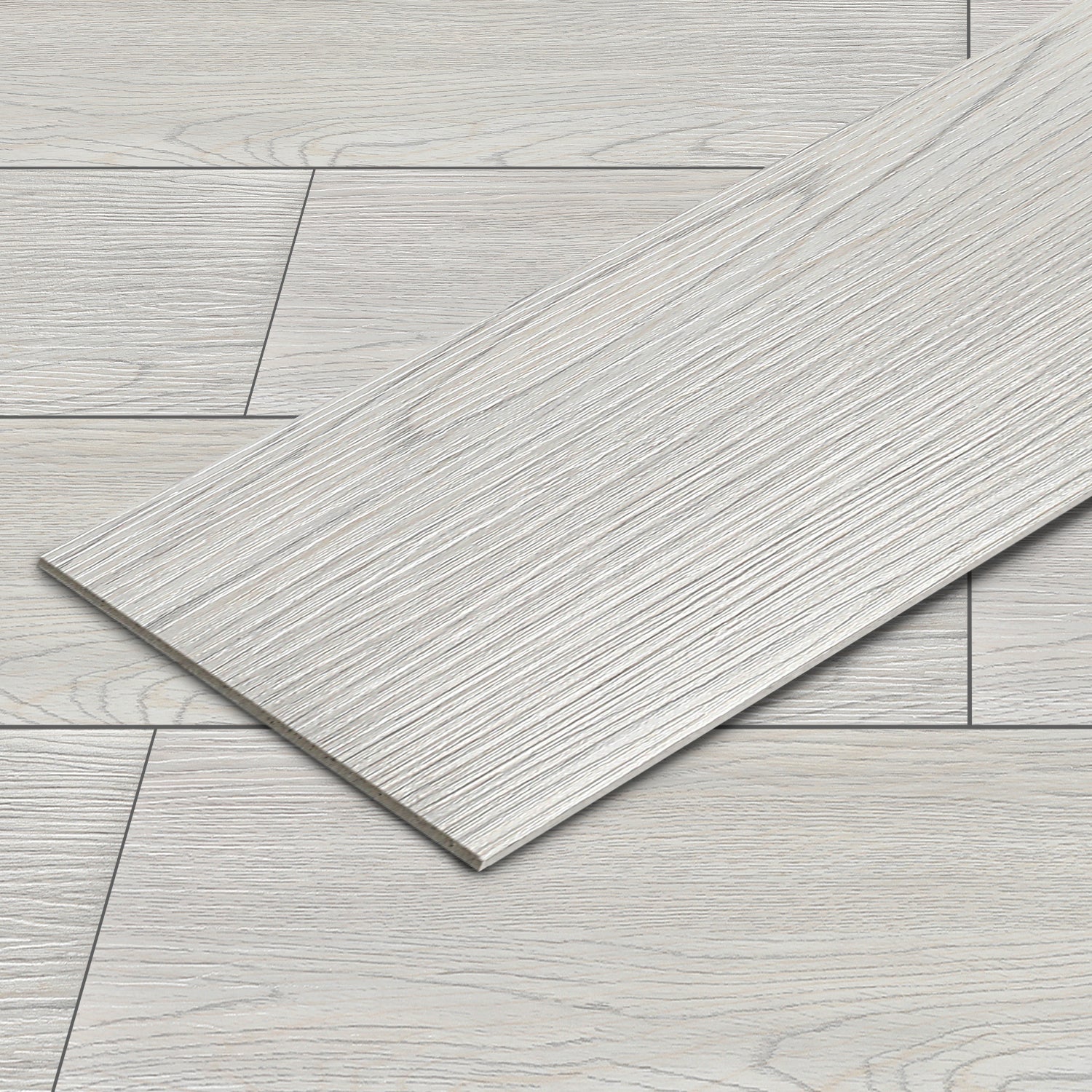 PVC Revêtement de Sol Adhésif PVC Vinyle 36 Pièces 5 m² White Oak,91,5 ...