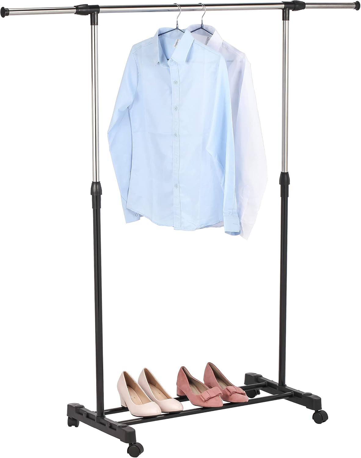 HERSIG - Perchero con Ruedas | Burro para Ropa - Altura Ajustable ...