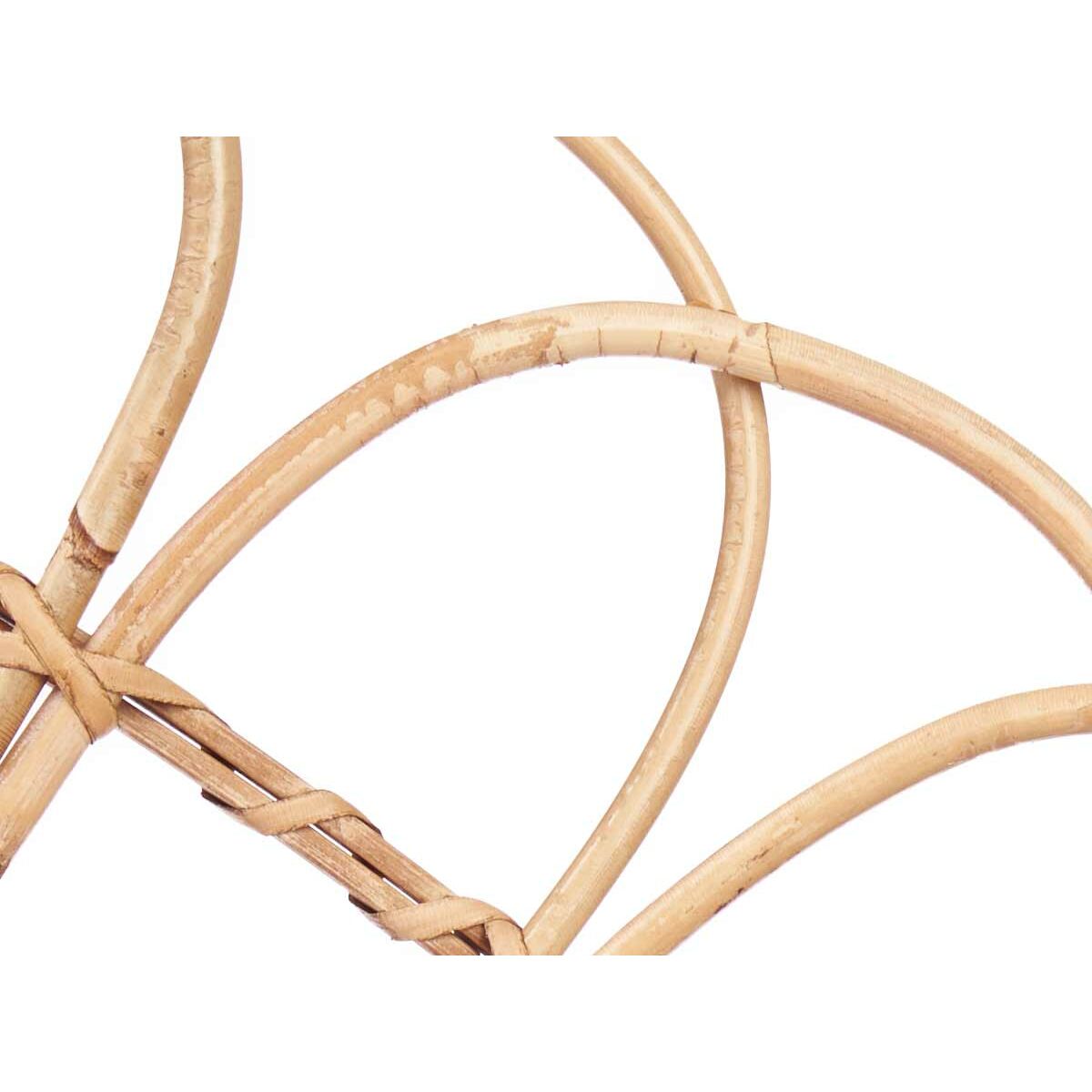 Tête de lit Éventail Marron Noir Rotin 160 x 80 x 2 cm | Leroy Merlin